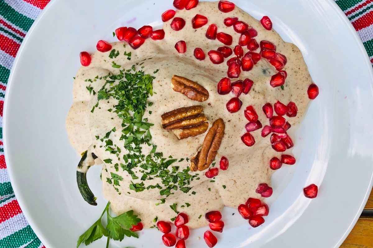 Receta: Cómo hacer una nogada vegana